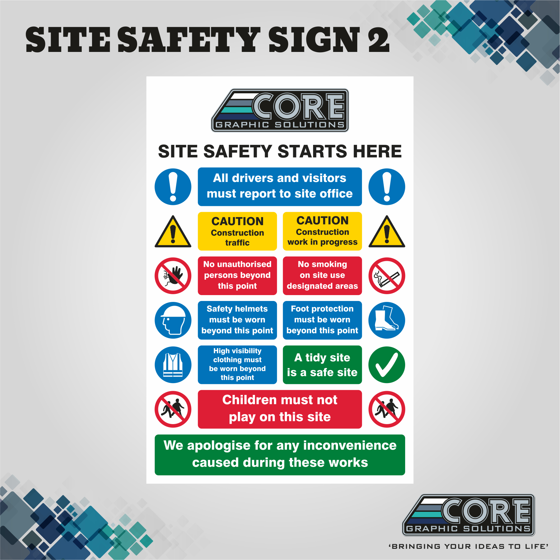 Site Safety Sign - 2